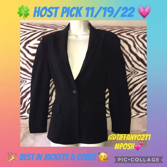 David Ramin | Jackets & Coats | David Ramin Size 4 Black Jacket | Poshmark